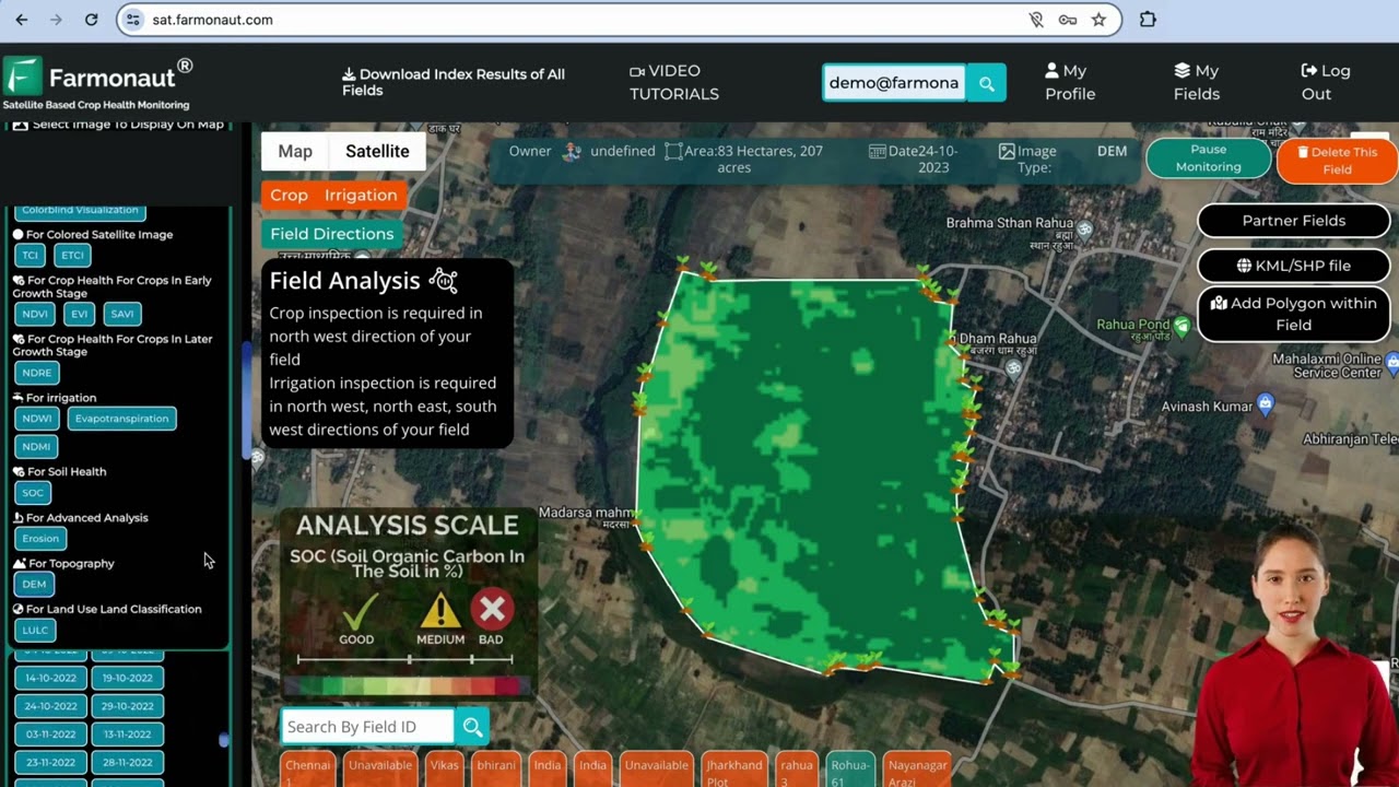 Revolutionizing Agriculture: Farmonaut Delivers Satellite-Powered ...